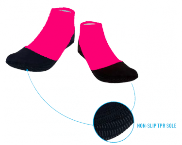 Aquasocks (waterschoen) - neosocks - pink met anti slip zool